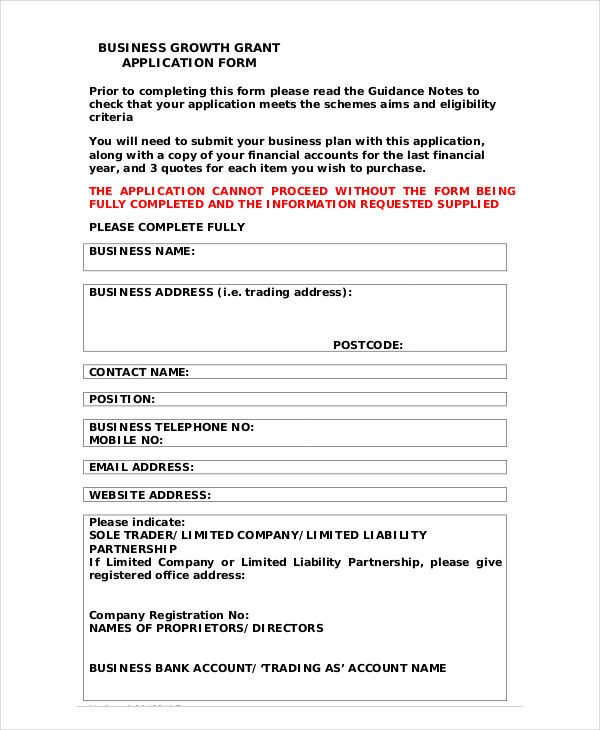 Business Application - 26+ Examples, Format, Pdf | Examples