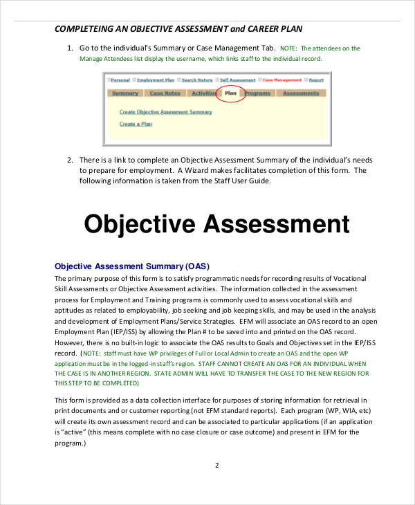 Career Assessment 16 Examples Format Tips Pdf