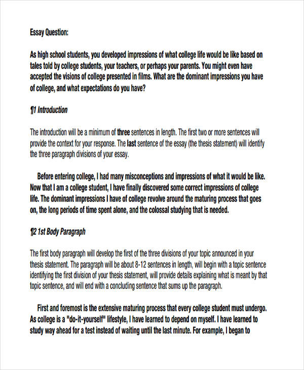 Personal College Student Self Introduction In College Essay Describe 