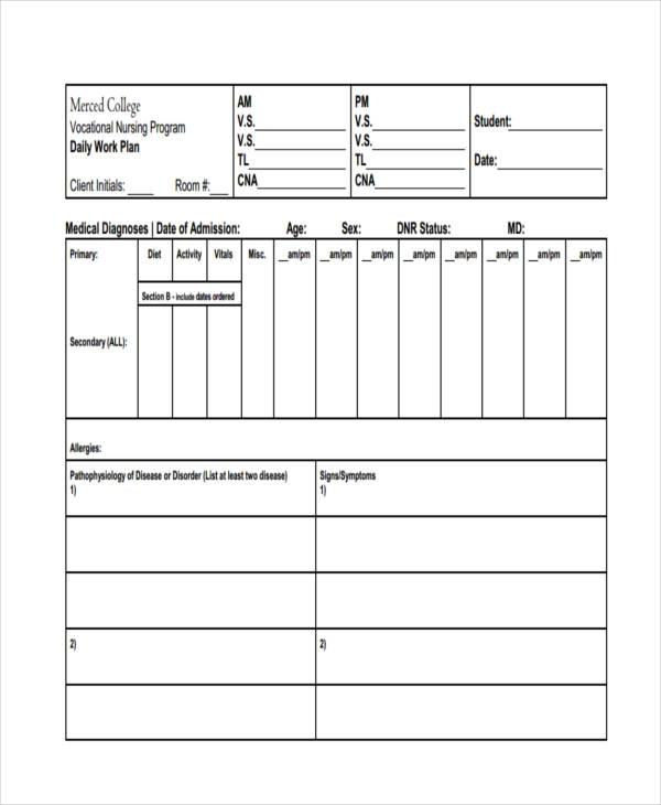 FREE 52 Work Plan Examples Samples In PDF Word Google Docs 