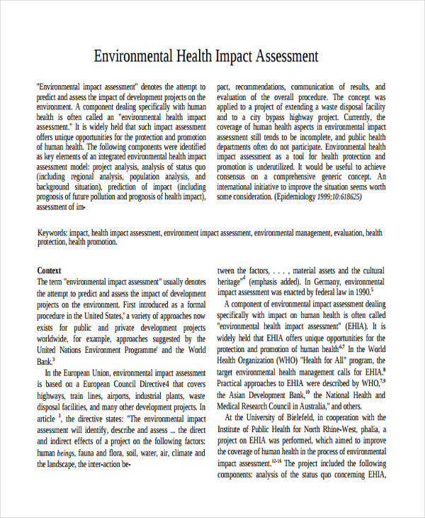 Health Assessment - 36+ Examples, Format, Pdf | Examples