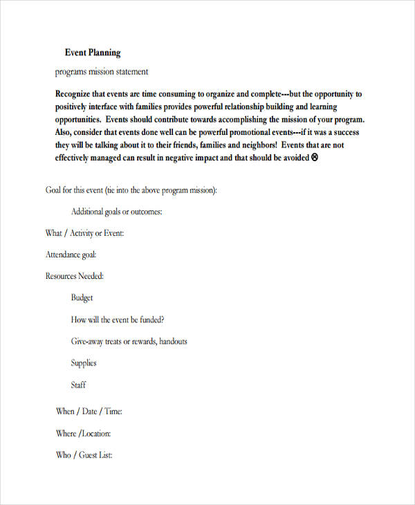 FREE 53 Mission Statement Examples Samples In PDF Word Pages 