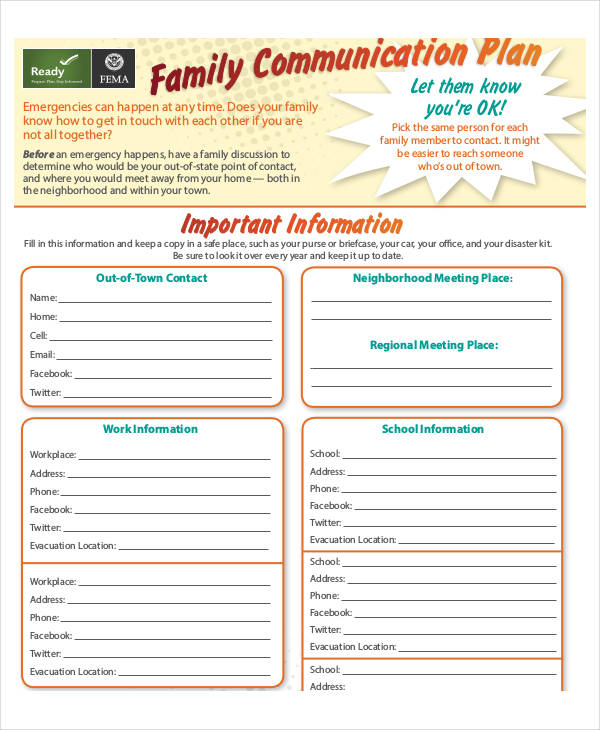 Communication Plan - 46+ Examples, Format, Pdf | Examples