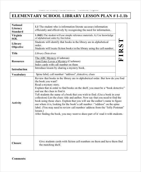 FREE 62 Lesson Plan Examples Samples In Google Docs Word Pages 