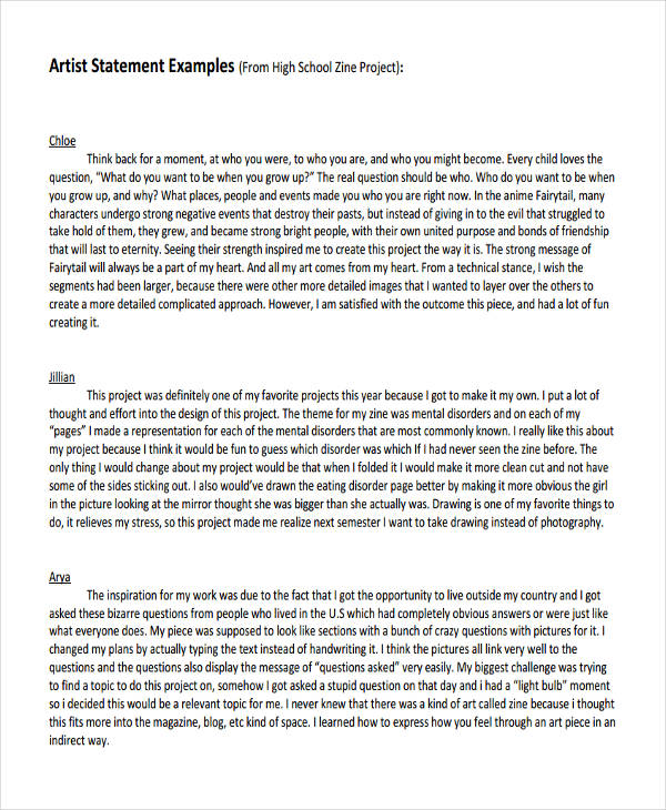 Art Statement