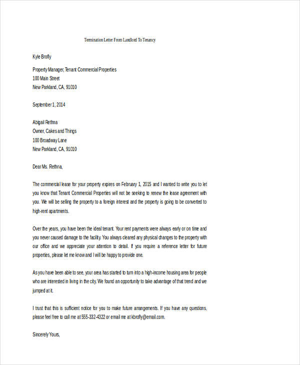 Her Likes This Cancellation Of Property Management Agreement Letter