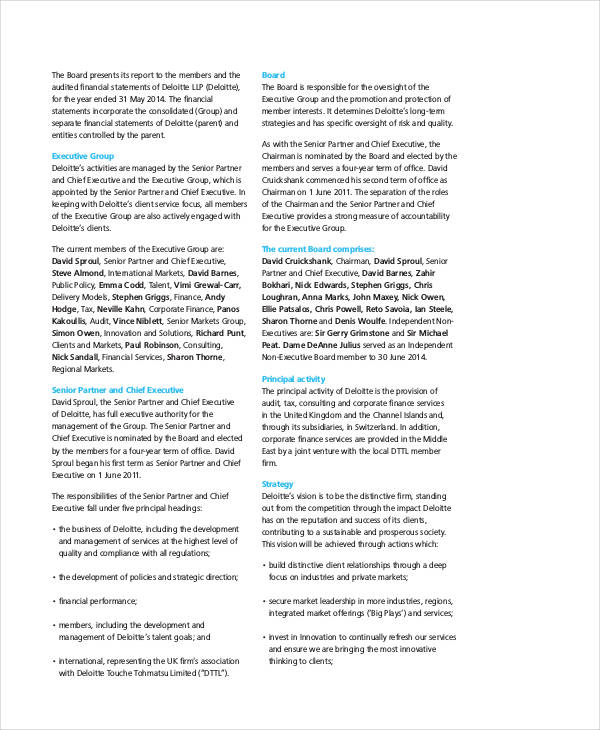 35+ Financial Statement Examples [ Annual, Small Business, Personal ...