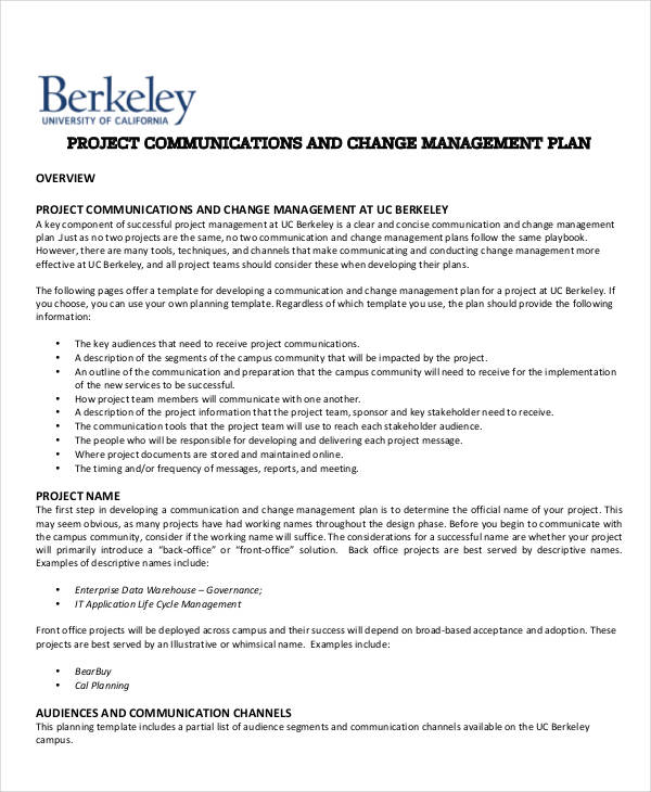 Communication Plan - 46+ Examples, Format, Pdf | Examples