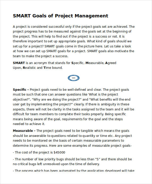 Smart Goals 121 Examples Format Sample Examples