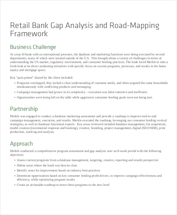 Gap Analysis - 27+ Examples, Format, Pdf | Examples