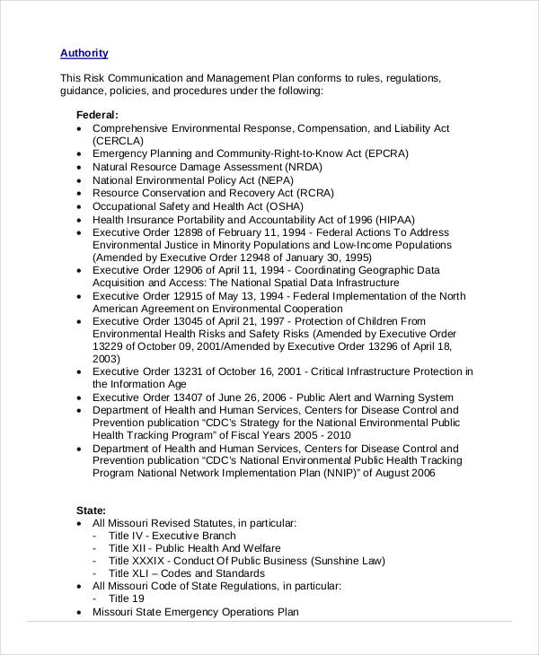 Communication Plan - 46+ Examples, Format, Pdf | Examples