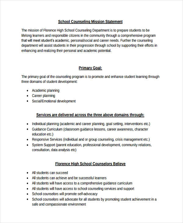 Vision And Mission Statement Pdf Vision And Mission Statement Pdf