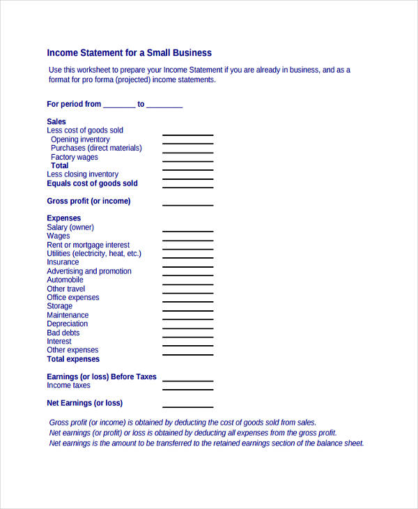 Income Statement 100 Examples Format Pdf Examples