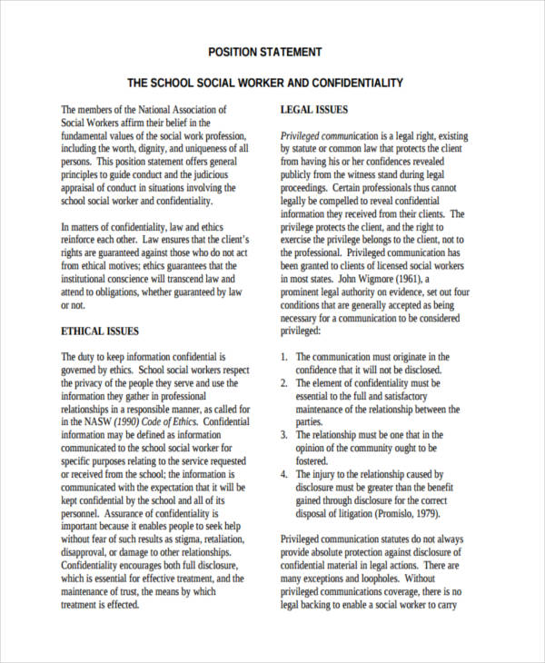 Statement of Work - 32+ Examples, Format, Pdf | Examples