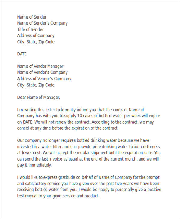 Termination Letter Examples 77 In PDF MS Word Google Docs Termination Letter Examples 77 In PDF MS Word Google Docs
