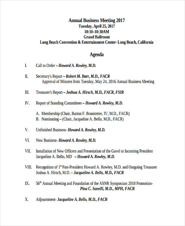 Dentrodabiblia Agenda For A Business Meeting