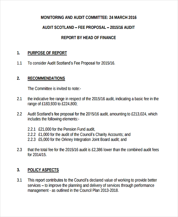 10 Audit Proposal Examples To Download 10 Audit Proposal Examples To Download