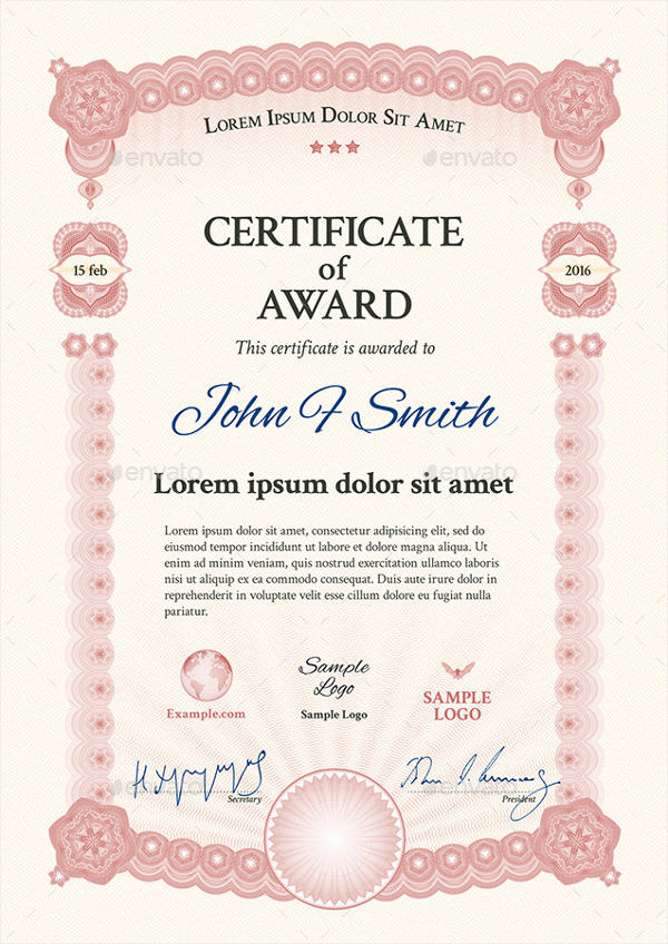 Modern Certificate - 24+ Examples, Format, Pdf | Examples
