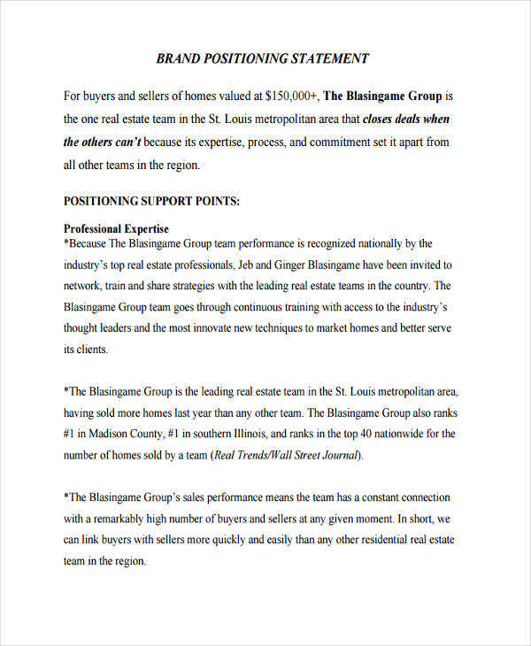 FREE 54 Statement Examples In PDF Examples