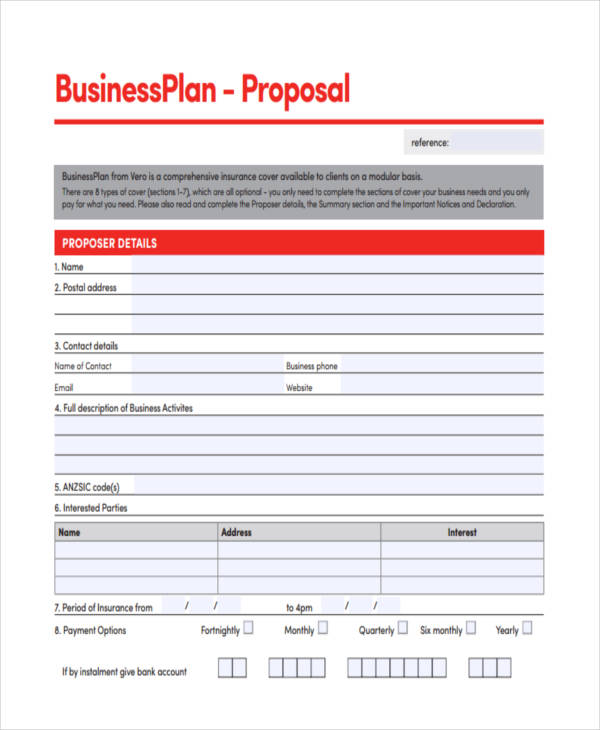 Proposal Examples - 91+ Samples in PDF | DOC | Google Docs | Pages ...