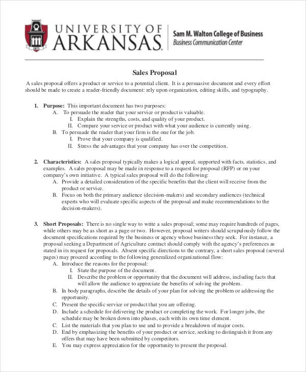 Simple Proposal Formats - 43+ Examples, Format, Pdf | Examples