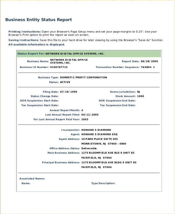 Status Report 9 Examples Format Pdf Examples