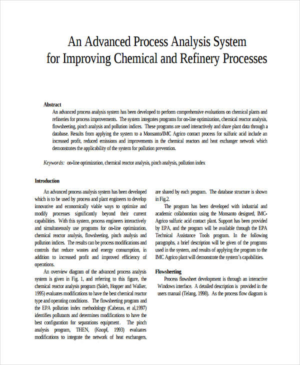11 Process Analysis Examples To Download 11 Process Analysis Examples To Download