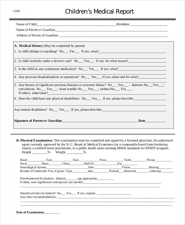 Neat How To Write A Short Medical Report Personal Project