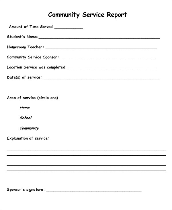 Service Report 16 Examples Format Pdf Examples