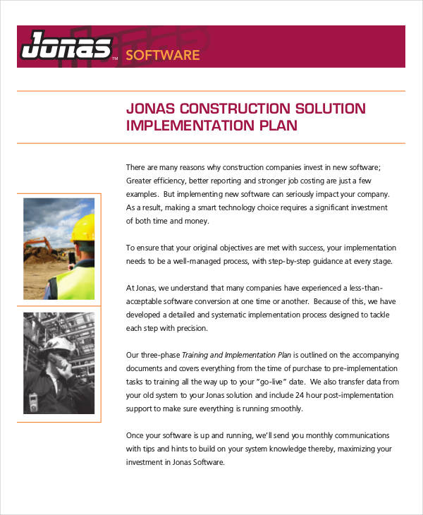 Project Plan - 59+ Examples, Format, Pdf | Examples