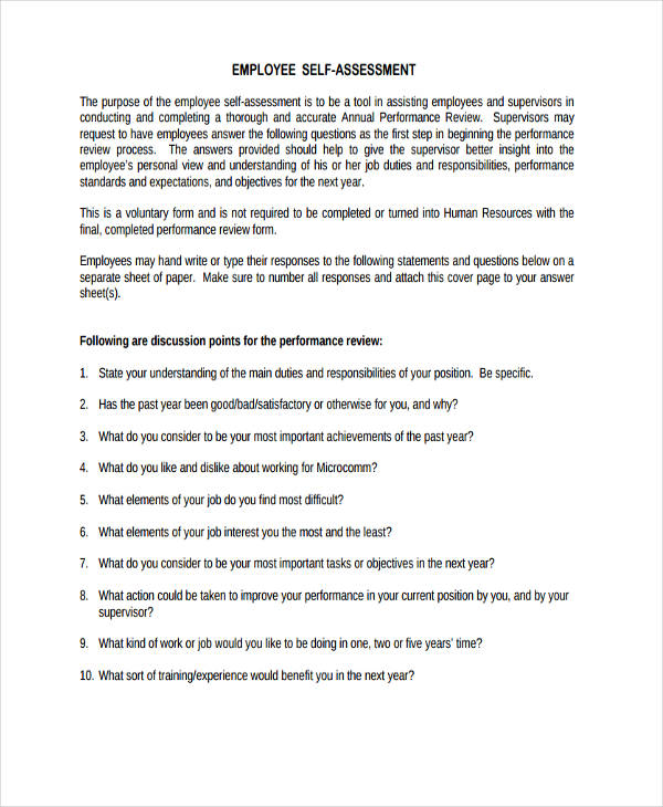 Performance Assessment - 19+ Examples, Format, Sample | Examples