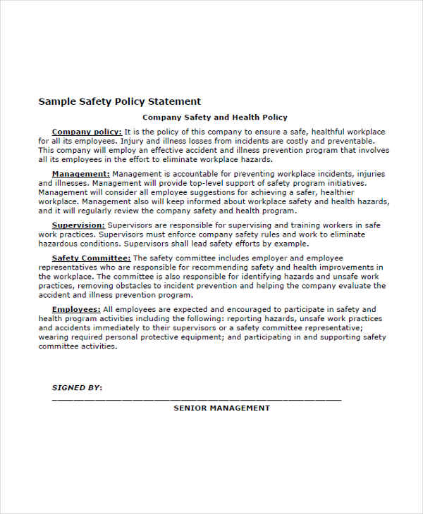 Employee Statement 18 Examples Format Pdf Examples