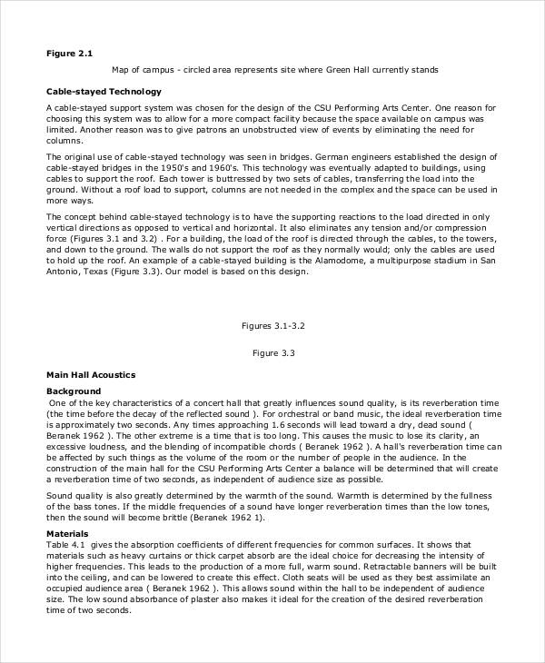 Engineering Technical Report Example Pdf APPLEESSAY