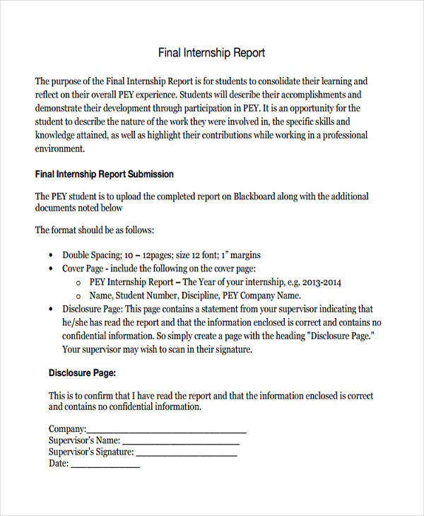 Introduction Of Internship Report Summer Internship Project Report Internship Report For B 