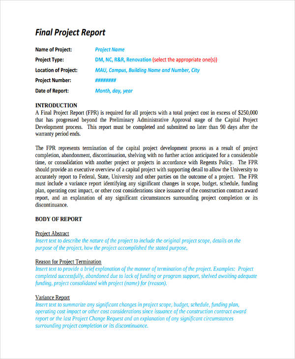 How To Write Motivation For Project Report Example