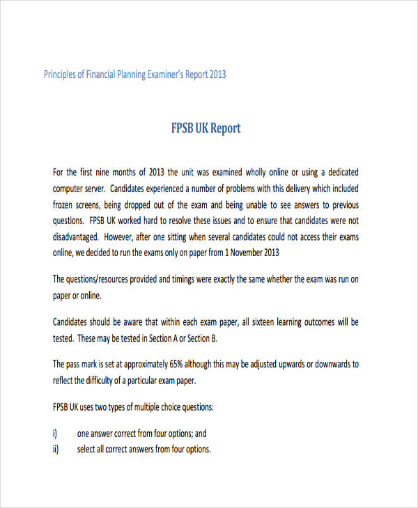 Financial Report 33 Examples PDF MS Word Pages Google Docs