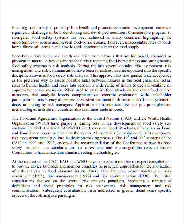 Safety Analysis - 7+ Examples, Format, How to Prepare, PDFPdf