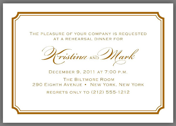 Examples of Invitation - Format, Sample | Examples