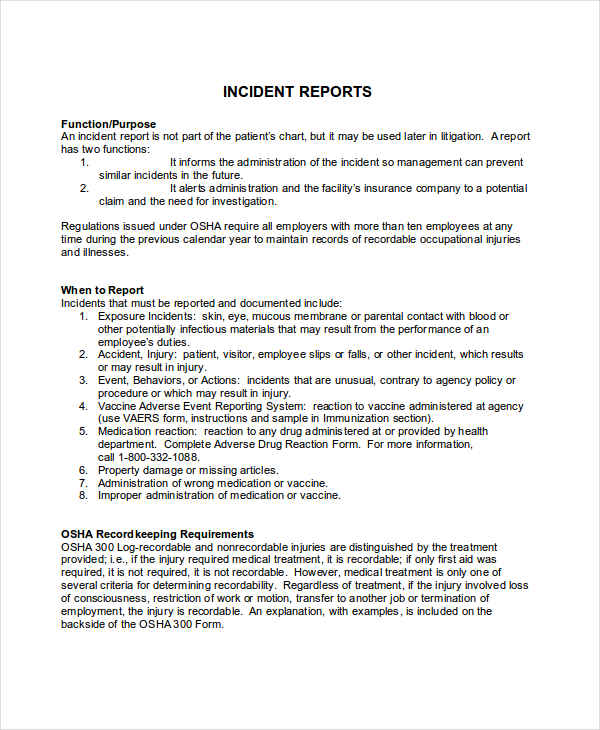 Formal Report - 18+ Examples, PDF, Google Docs, Pages, MS Word | Examples