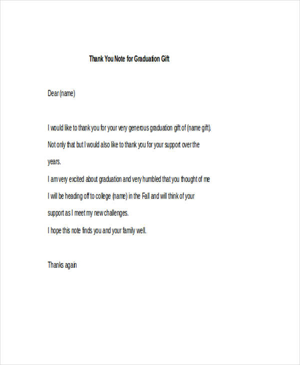 Thank You Note 42 Examples Format Pdf Examples