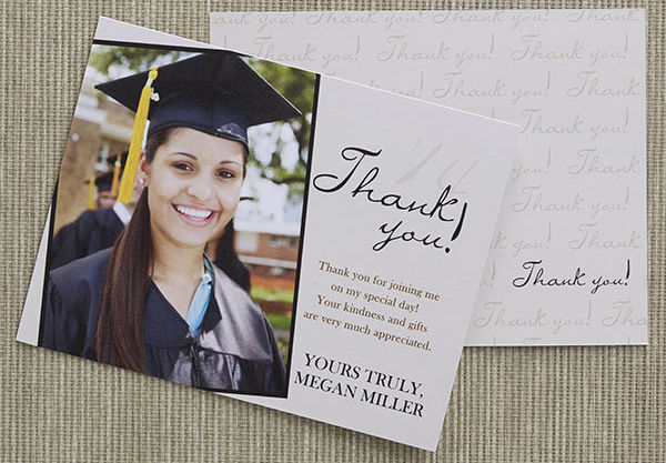 Thank You Cards For Graduation 8 Graduation Thank you Cards Card From Me