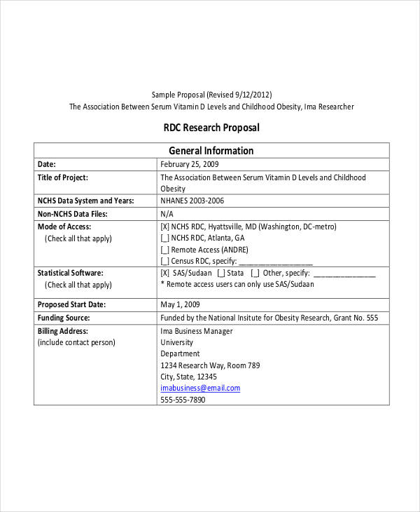 Grant Proposal 12 Examples Format Pdf Examples