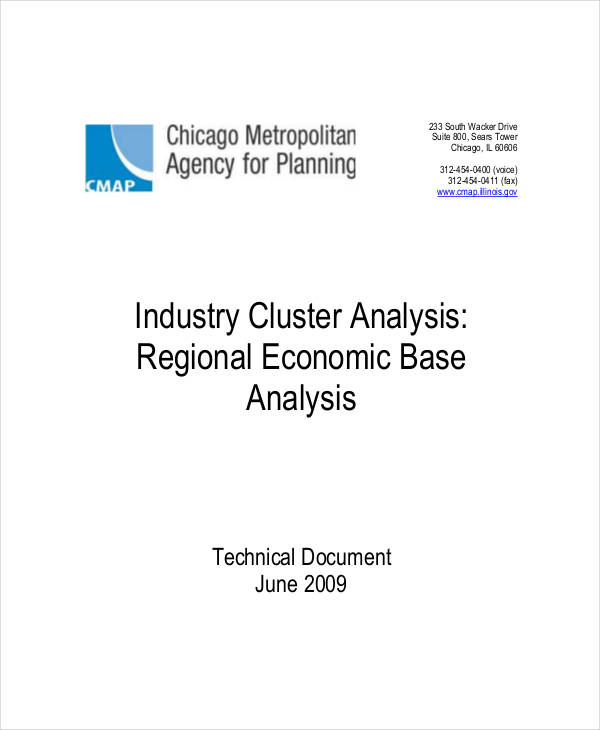 Cluster Analysis - 8+ Examples, Format, Pdf | Examples