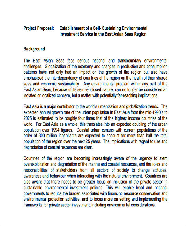 Investment Proposal - 21+ Examples, Format, Pdf | Examples