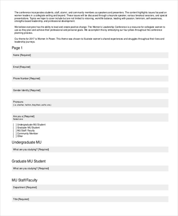 Conference Proposal - 9+ Examples, Format, Pdf | Examples