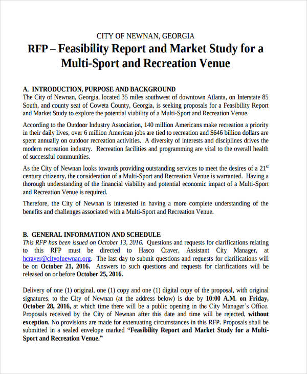 Feasibility Report - 12+ Examples, Format, Pdf | Examples