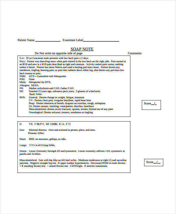 Medical Note - 8+ Examples, Format, Pdf | Examples