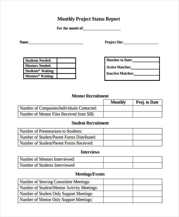 Project Report 30 Examples PDF MS Word Pages Google Docs Examples