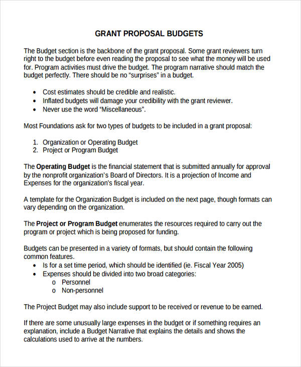 Non-Profit Proposal - 16+ Examples, Format, Pdf | Examples