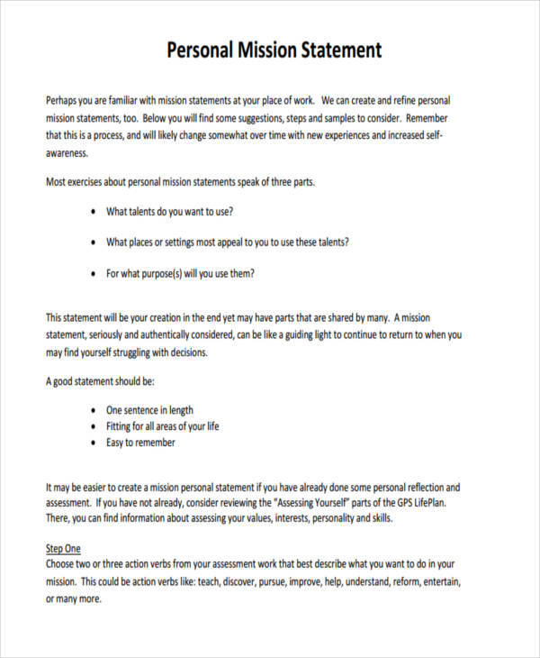 Statement 54 Examples Format PDF